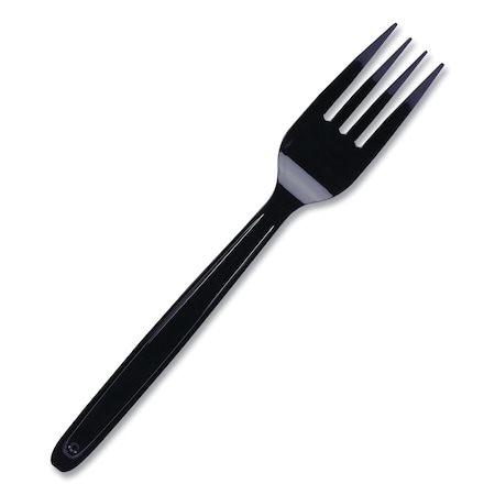 Wna Cutlery for Cutlerease Dispensing System, Fork, 6in, Black, PK960 CEASEFK960BL | Zoro